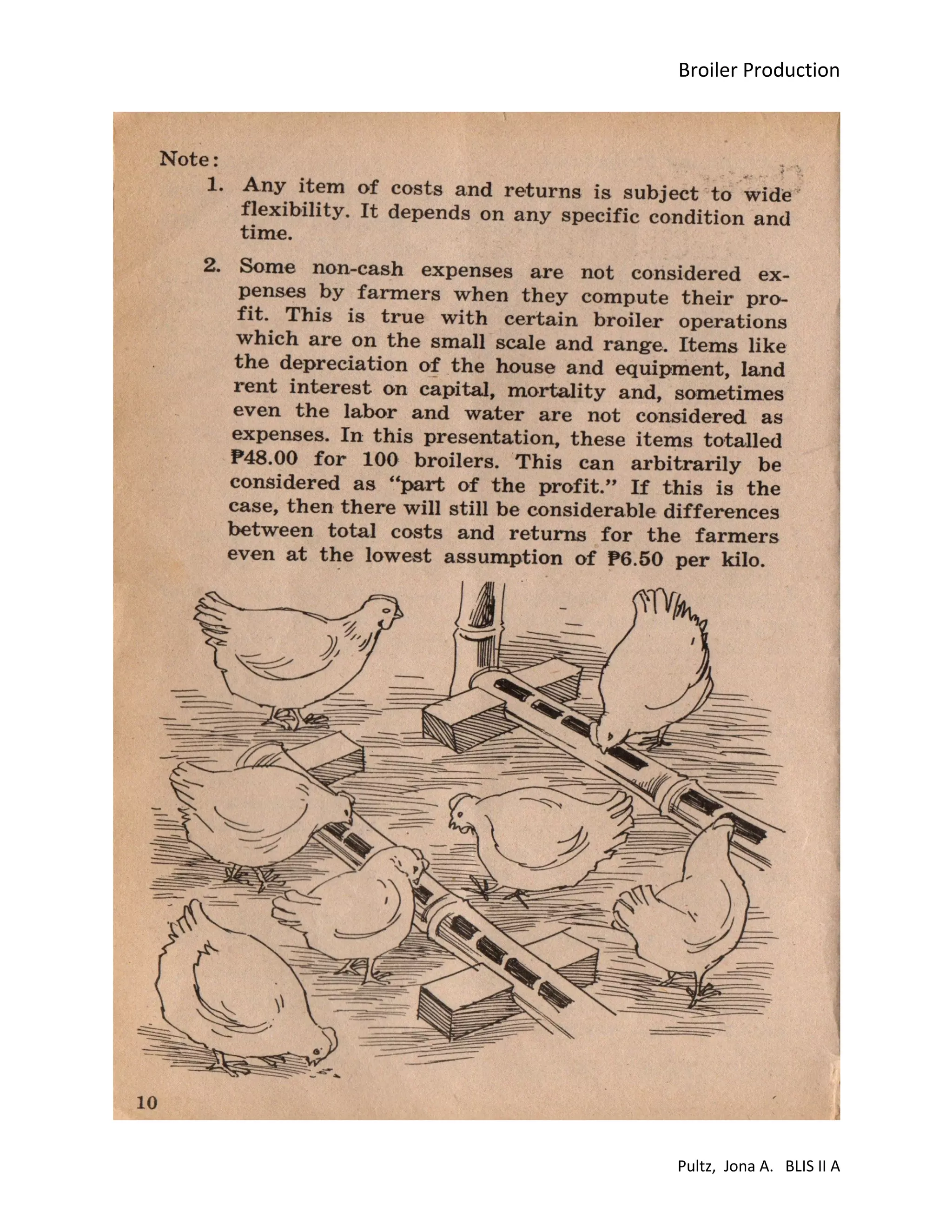 Broiler production | PDF