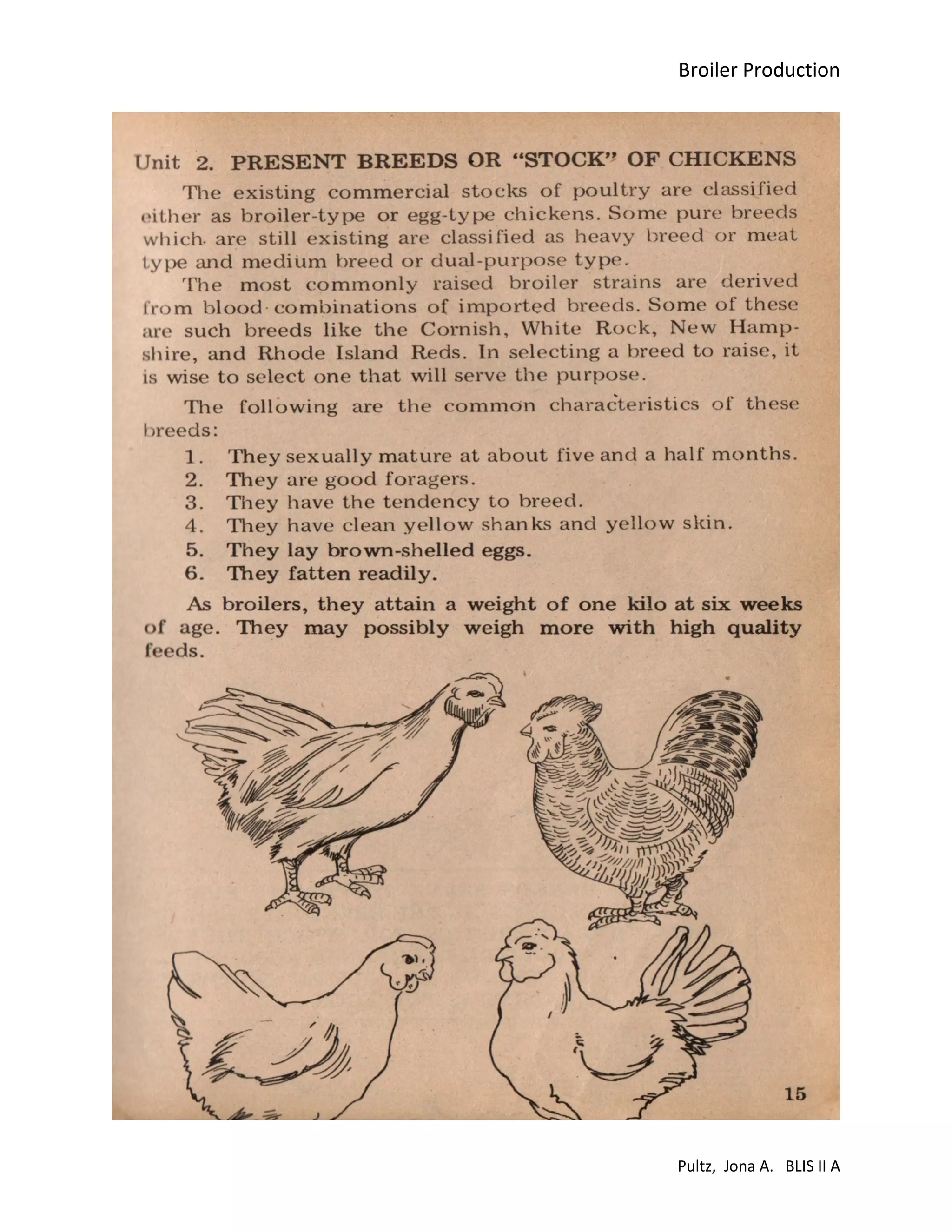 Broiler production pdf | PDF