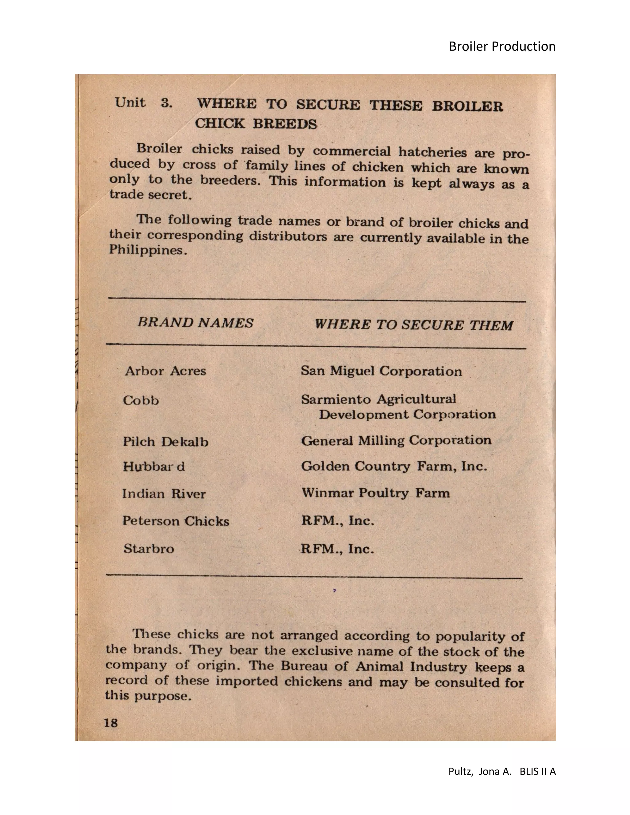 Broiler production pdf | PDF