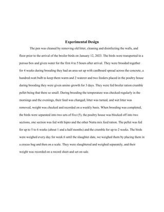 Broiler SBA.docx for agricultural science csec | DOCX