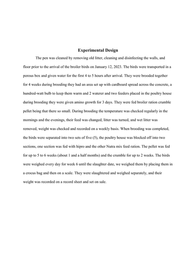 Broiler SBA.docx for agricultural science csec | DOCX