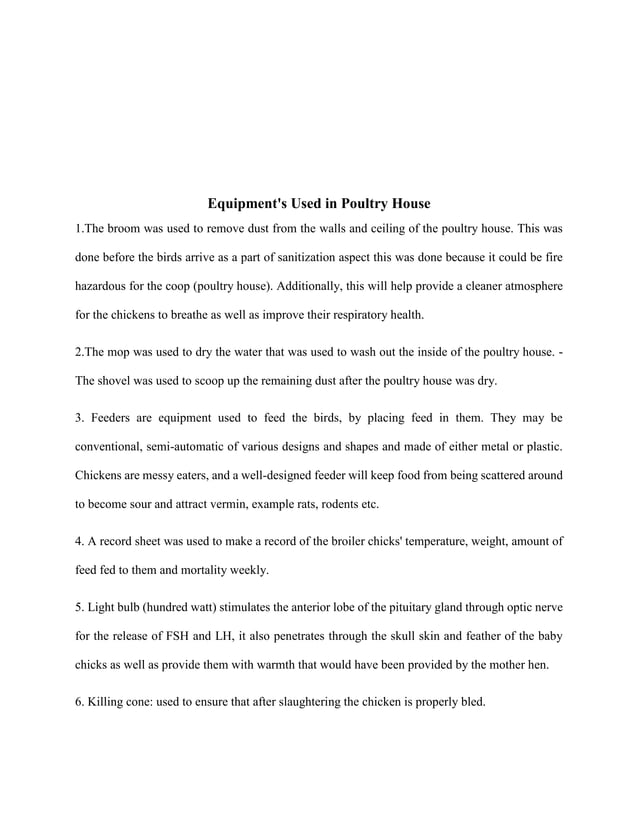 Broiler SBA.docx for agricultural science csec | DOCX