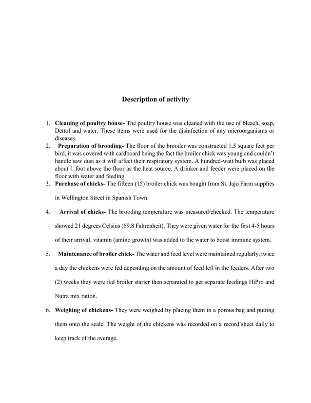 Broiler SBA.docx for agricultural science csec | DOCX