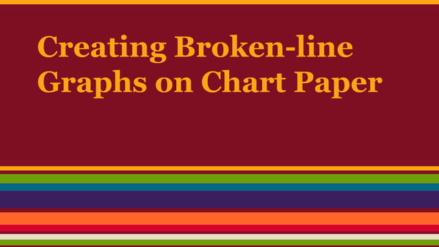 Broken line graph on chart paper | PDF