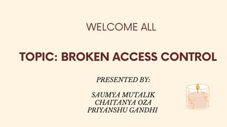 Broken access control | PDF
