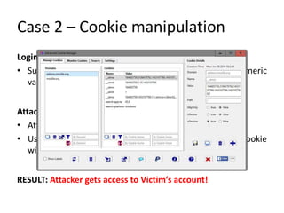 Broken Authentication & authorization | PPSX | Databases | Computer Software and Applications