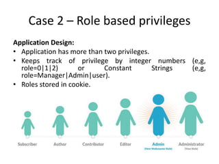 Broken Authentication & authorization | PPSX | Databases | Computer Software and Applications