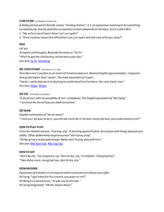 Broken english dictionary | PDF