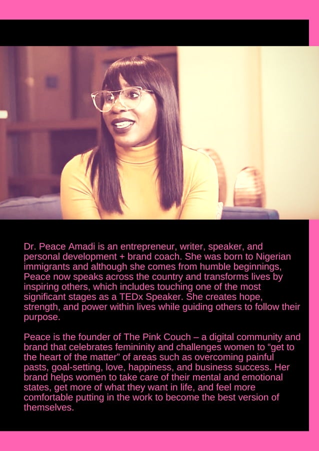 Broken Love and Following Your Dreams with Peace Amadi | PDF