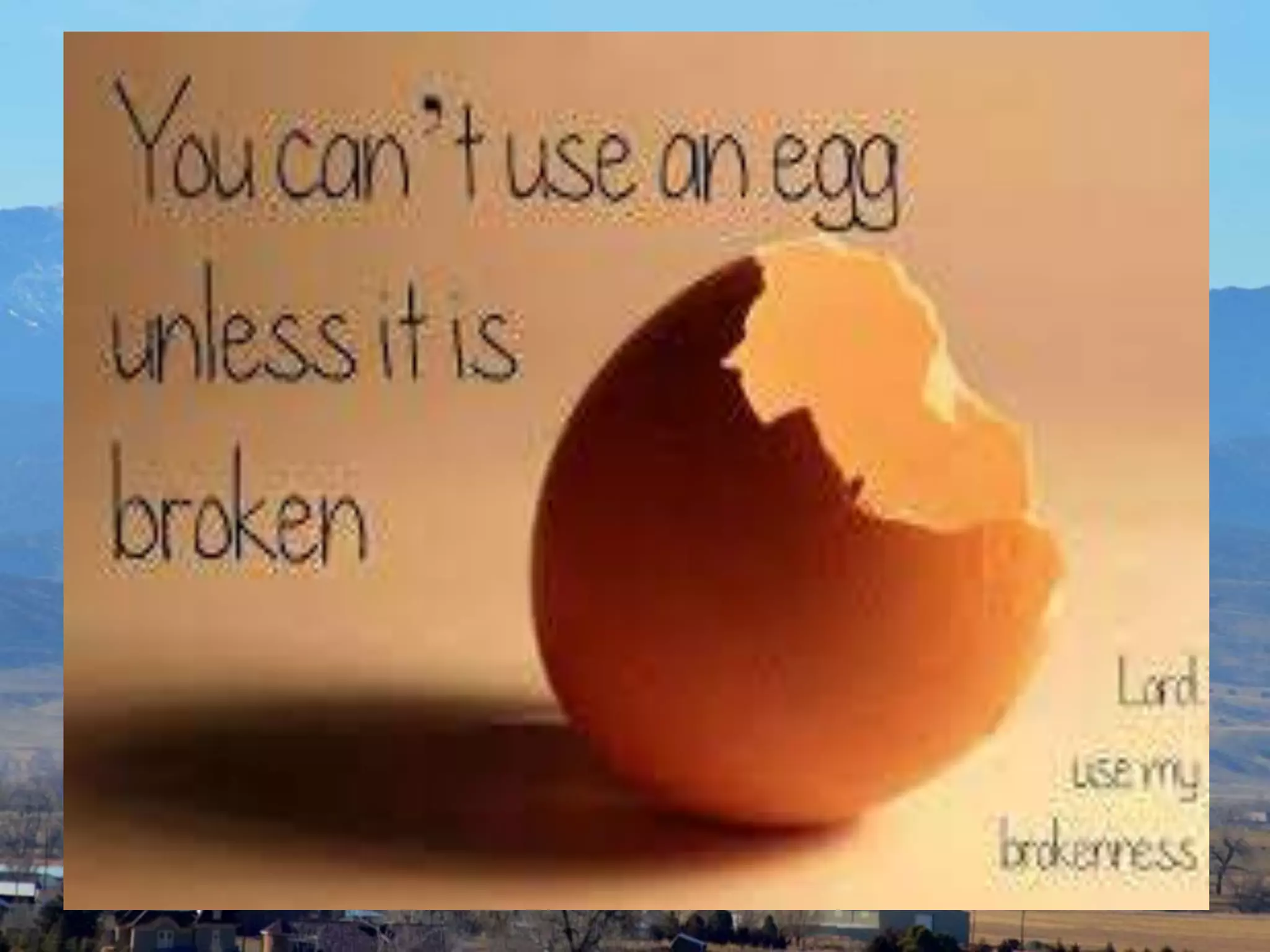 Brokenness Journey | PPT