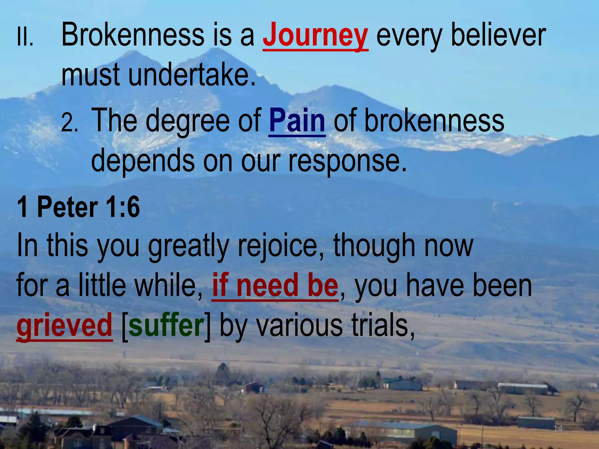 Brokenness Journey | PPT