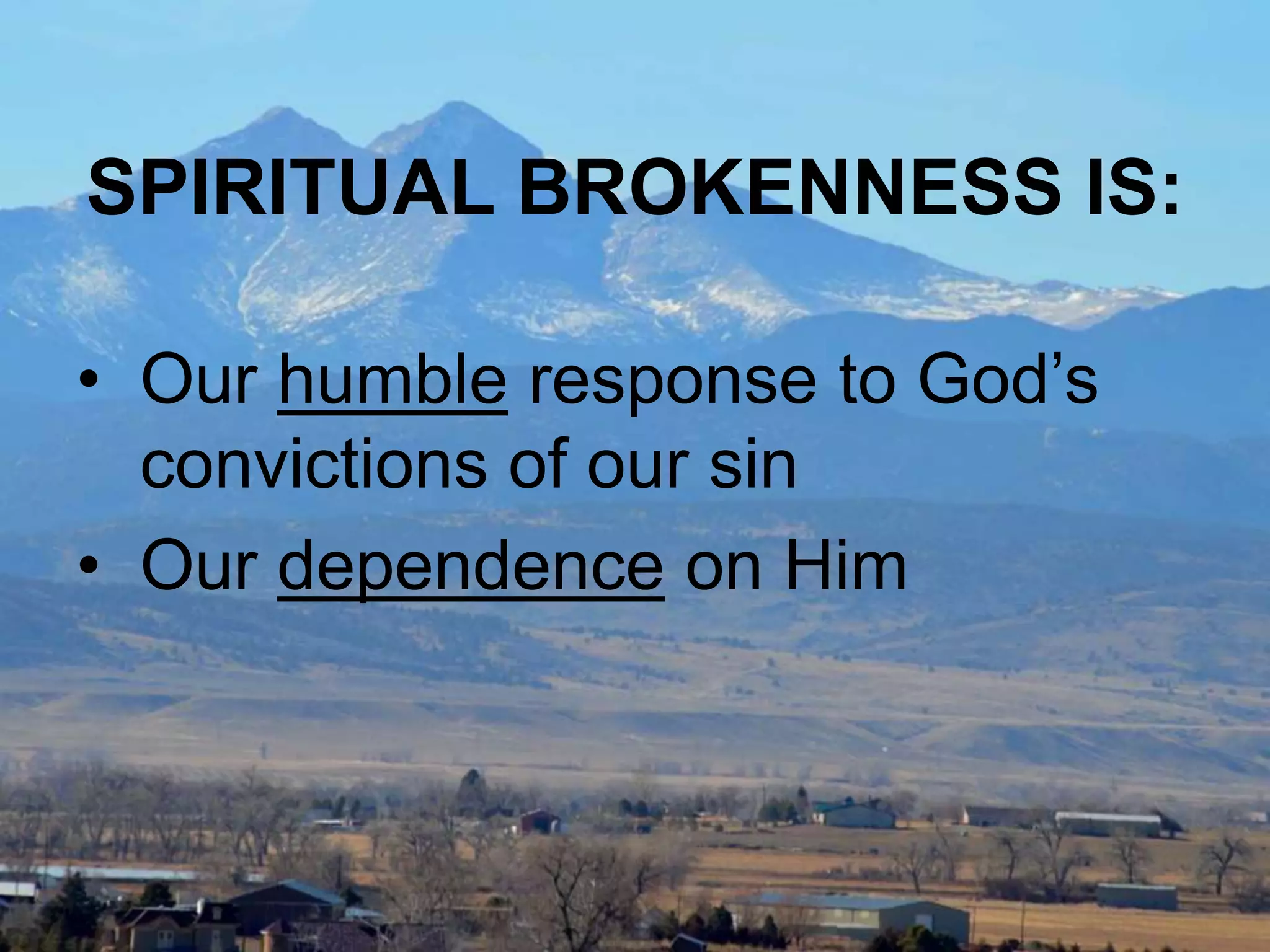 Brokenness Journey | PPT