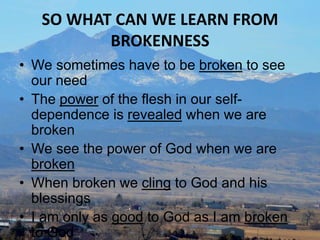 Brokenness Journey | PPT