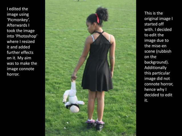 Creating horror poster (Insanity) | PPT