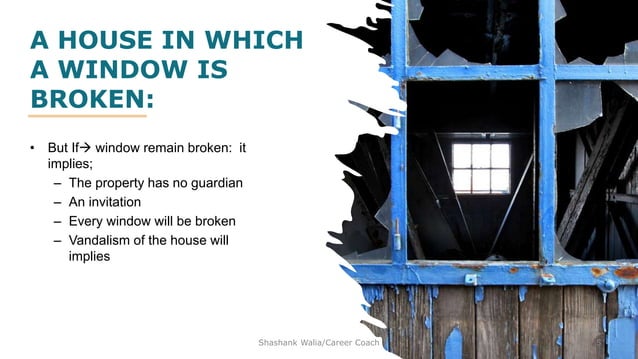 Broken windows theory & Crime Prevention through Environmental Design ...