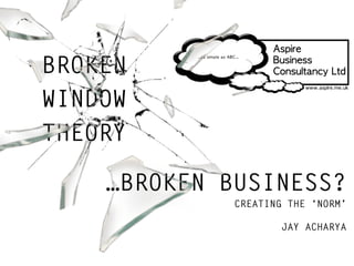 Broken window theory | PPT