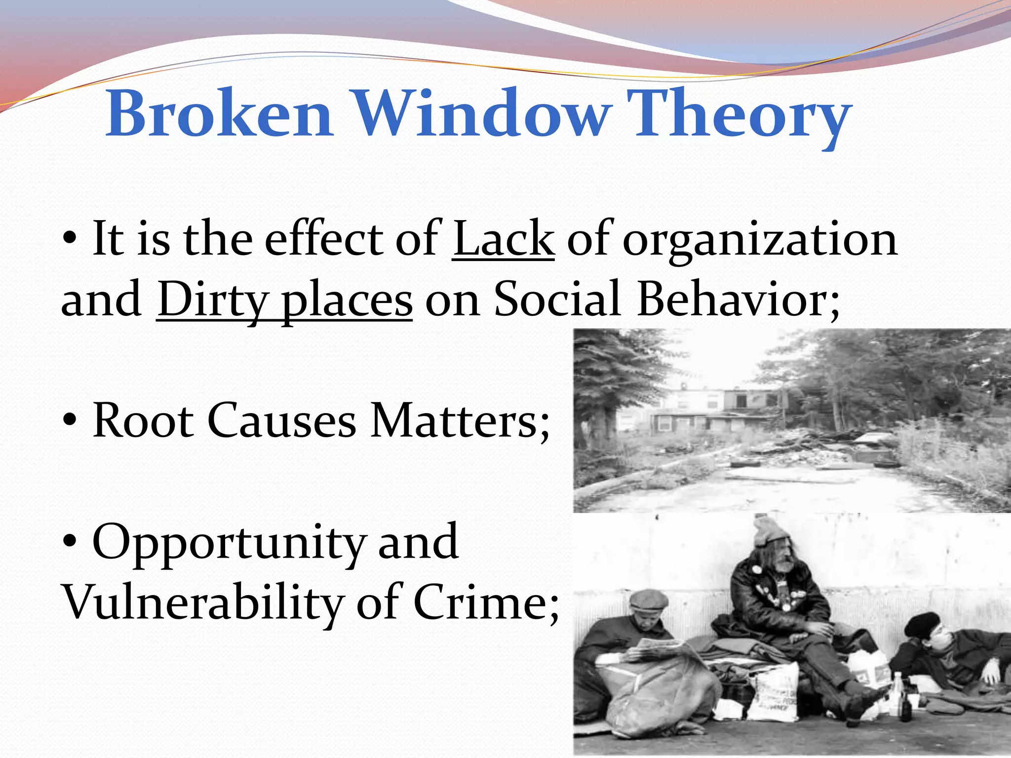 Broken Window Theory | PPTX