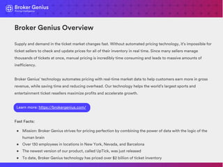 Broker genius-deck at Tech Job Fair | PPT