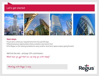 If you're a commercial broker .. Regus can help | PPT
