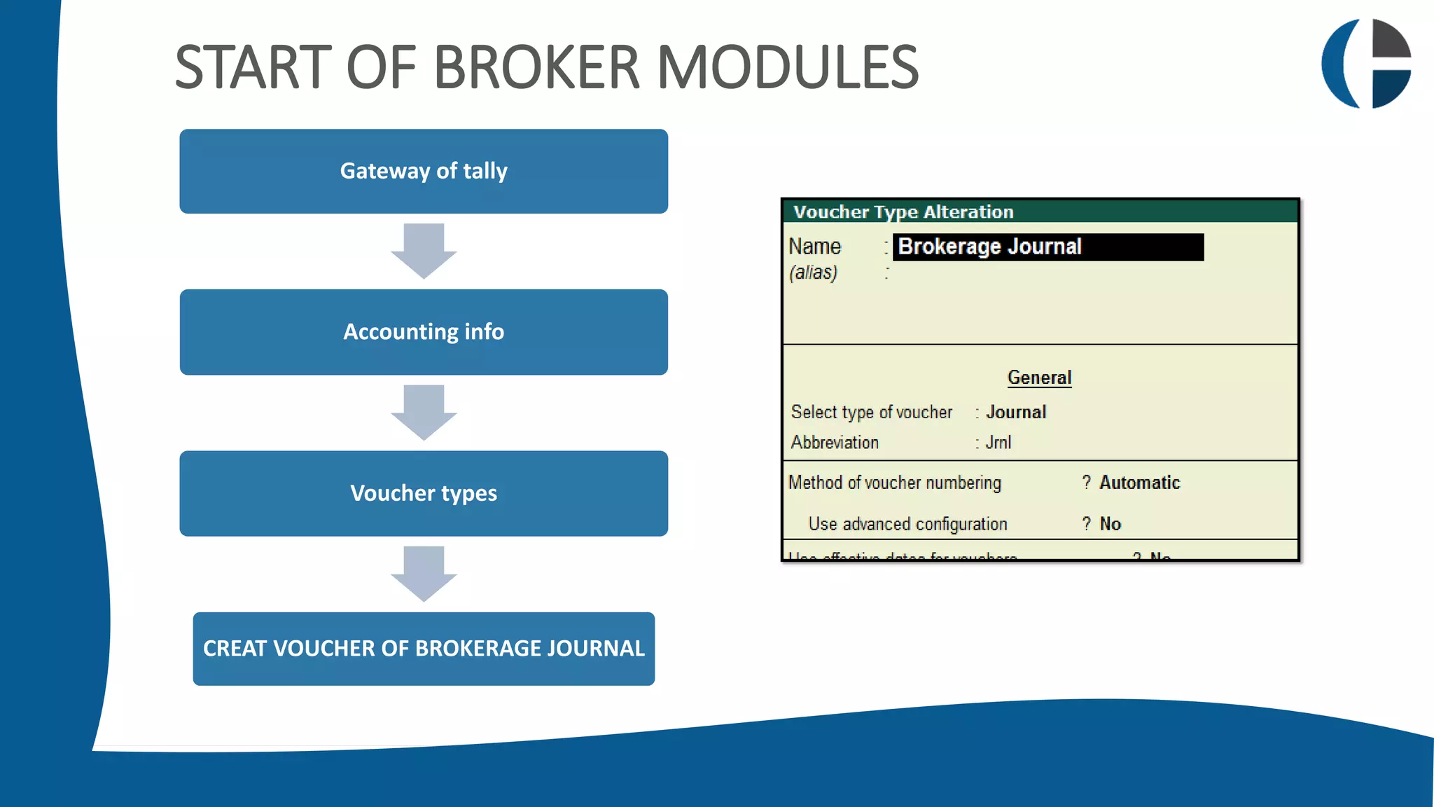 Broker Module From Tally.ERP9