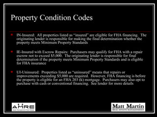 Brokers Guide To Selling Hud Homes | PPT | Free Download