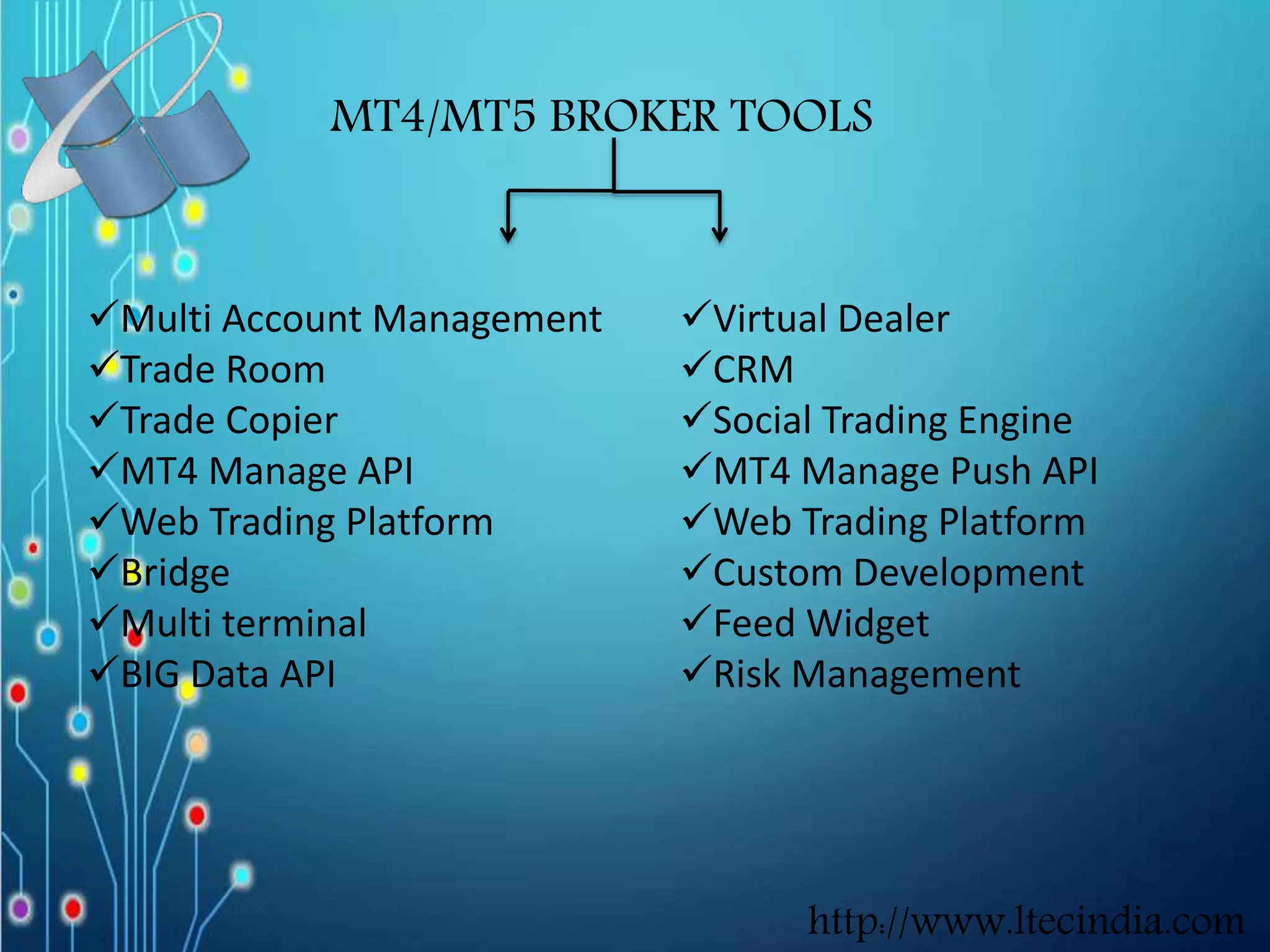 Broker Tools for MT4 or MT5 platforms | PPTX