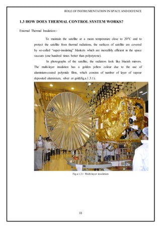 Role of instrumentation and control in space and defence | DOCX