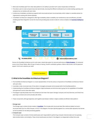 Snowflake Architecture Explained – Layers, Components & Benefits ...