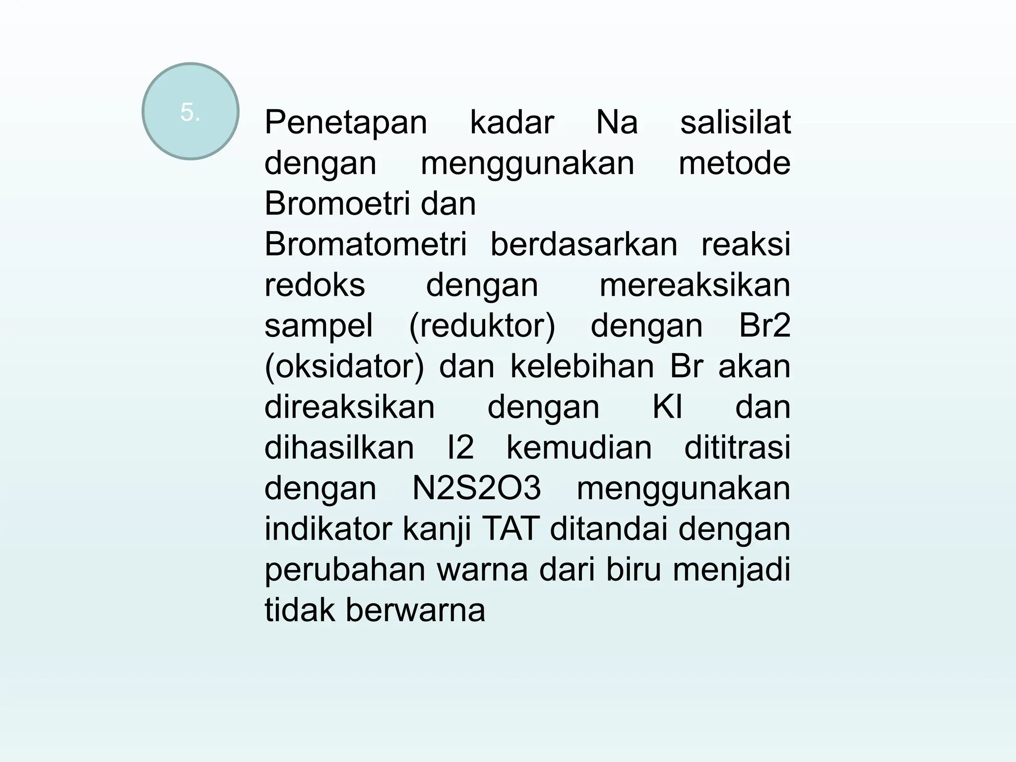 Bromatometri dan Bromometri mengenai titrasi | PPT