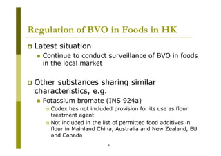 Brominated Vegetable Oils in Foods | PDF