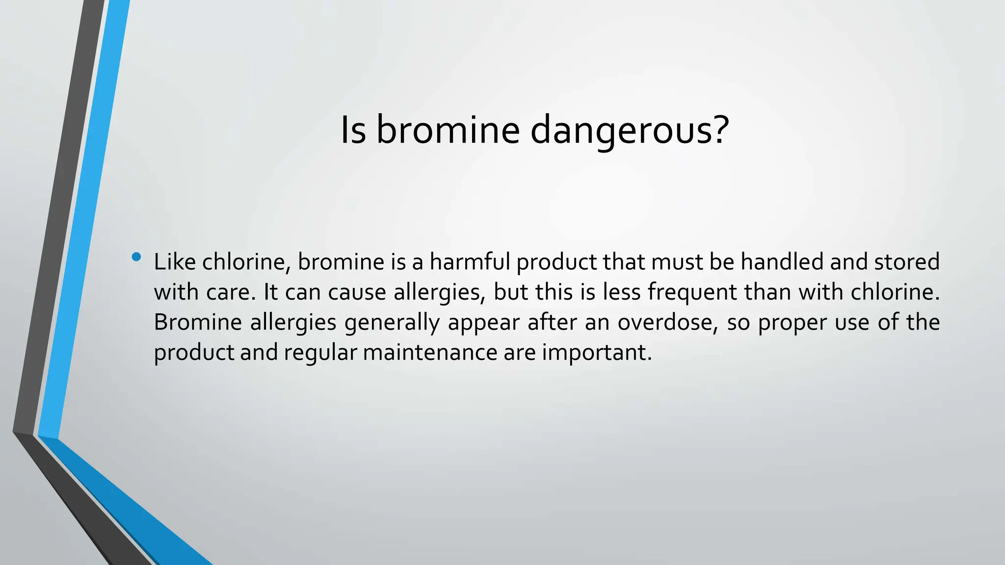 Bromine for pool sanitation and SPA.pptx