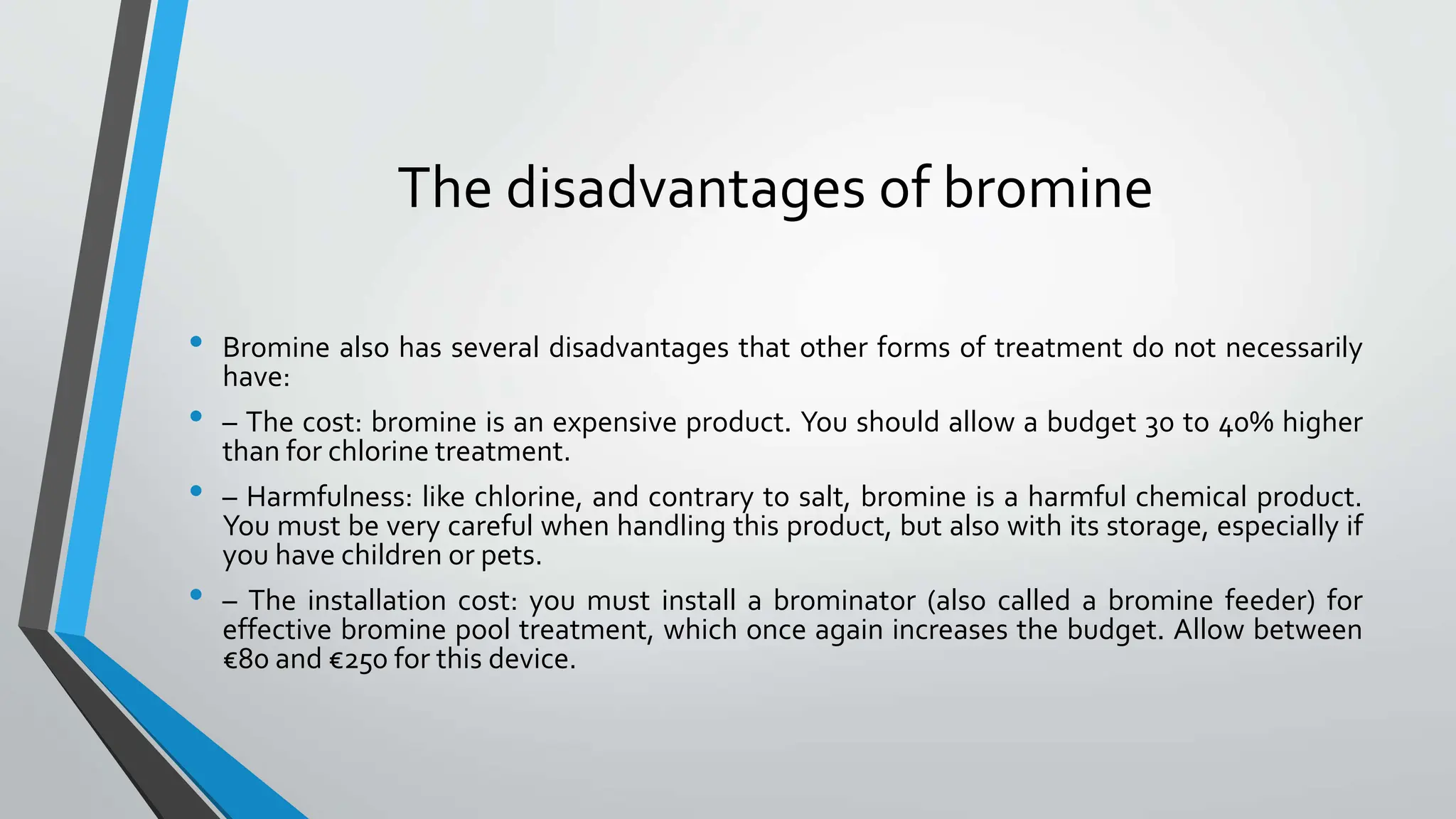 Bromine for pool sanitation and SPA.pptx