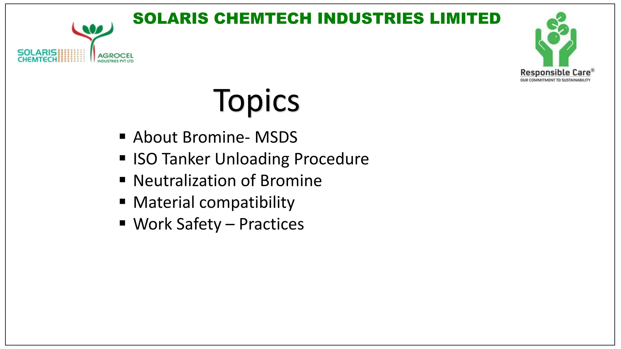 BROMINE HANDLING activity in reactor .pptx