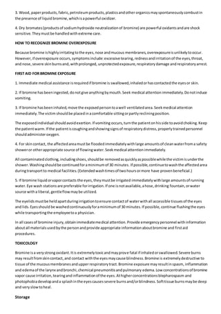 Bromine handling and safety | DOCX