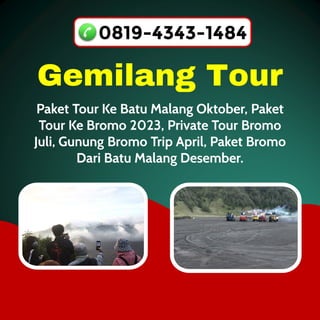 Bromo Tour Package 2024 | PDF