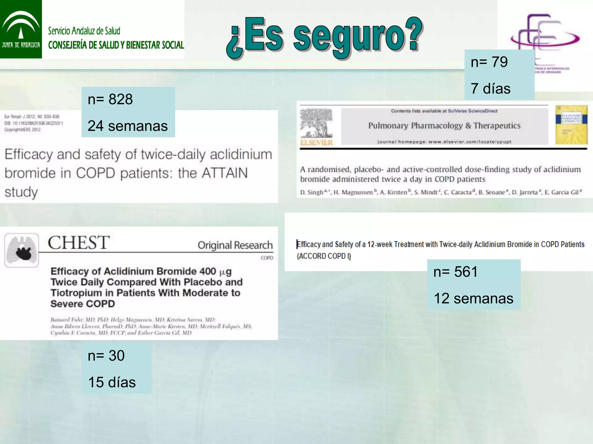 Bromuro de aclidinio en EPOC | PPT