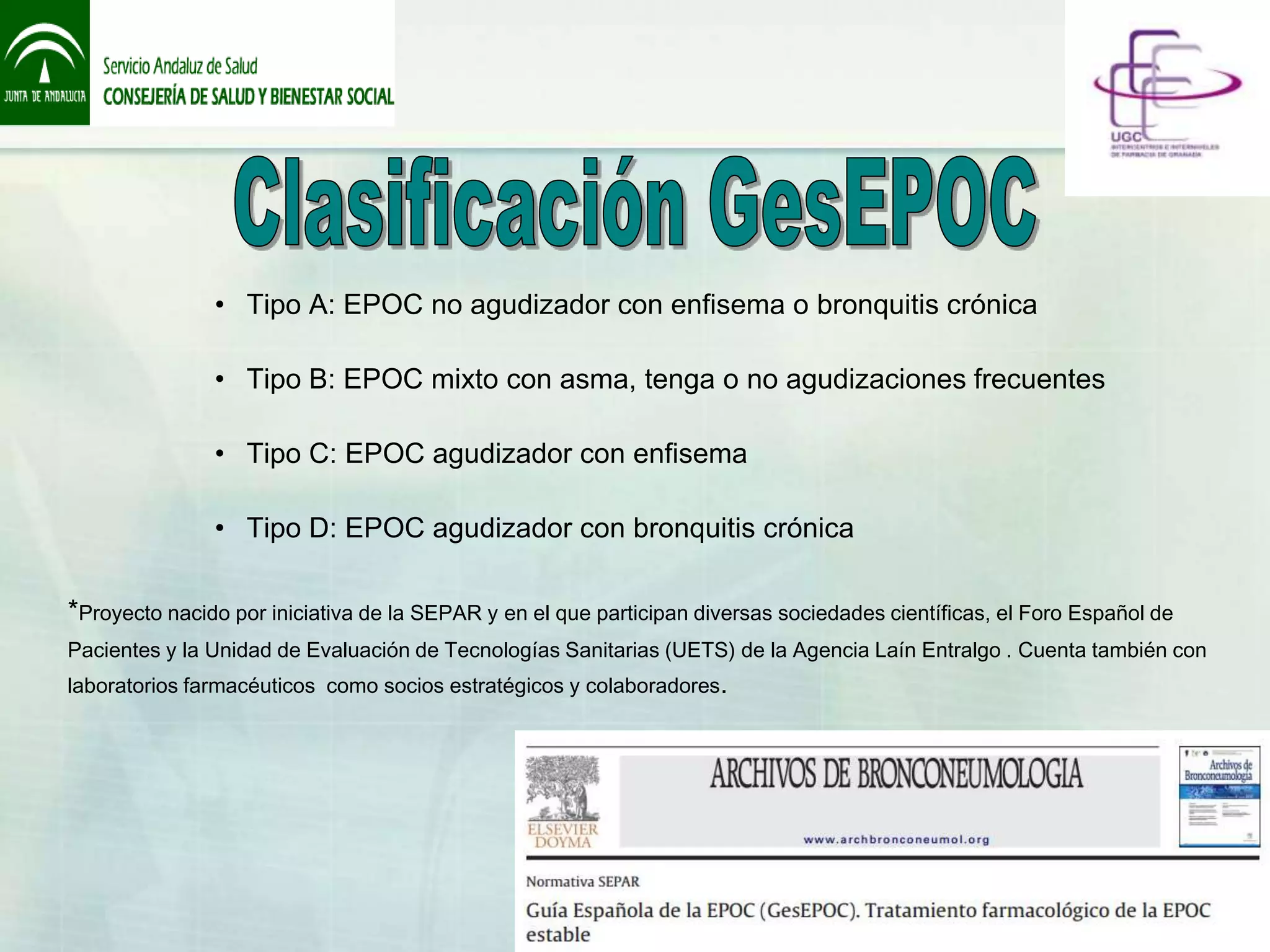 Bromuro de aclidinio en EPOC | PPT
