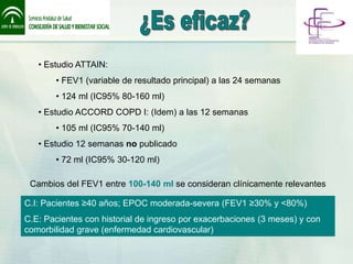 Bromuro de aclidinio en EPOC | PPT