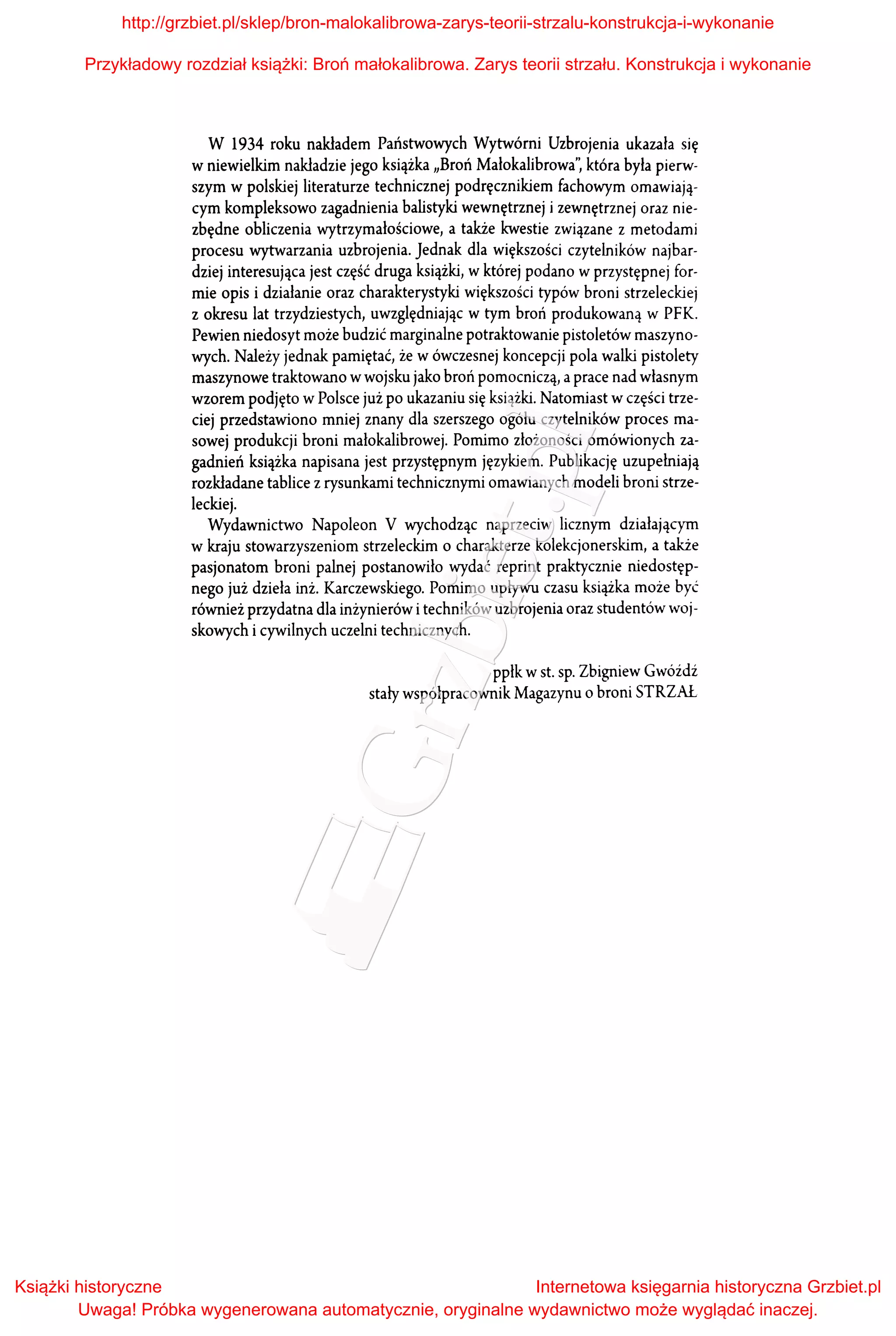 Bron malokalibrowa-zarys-teorii-strzalu-konstrukcja-i-wykonanie | PDF