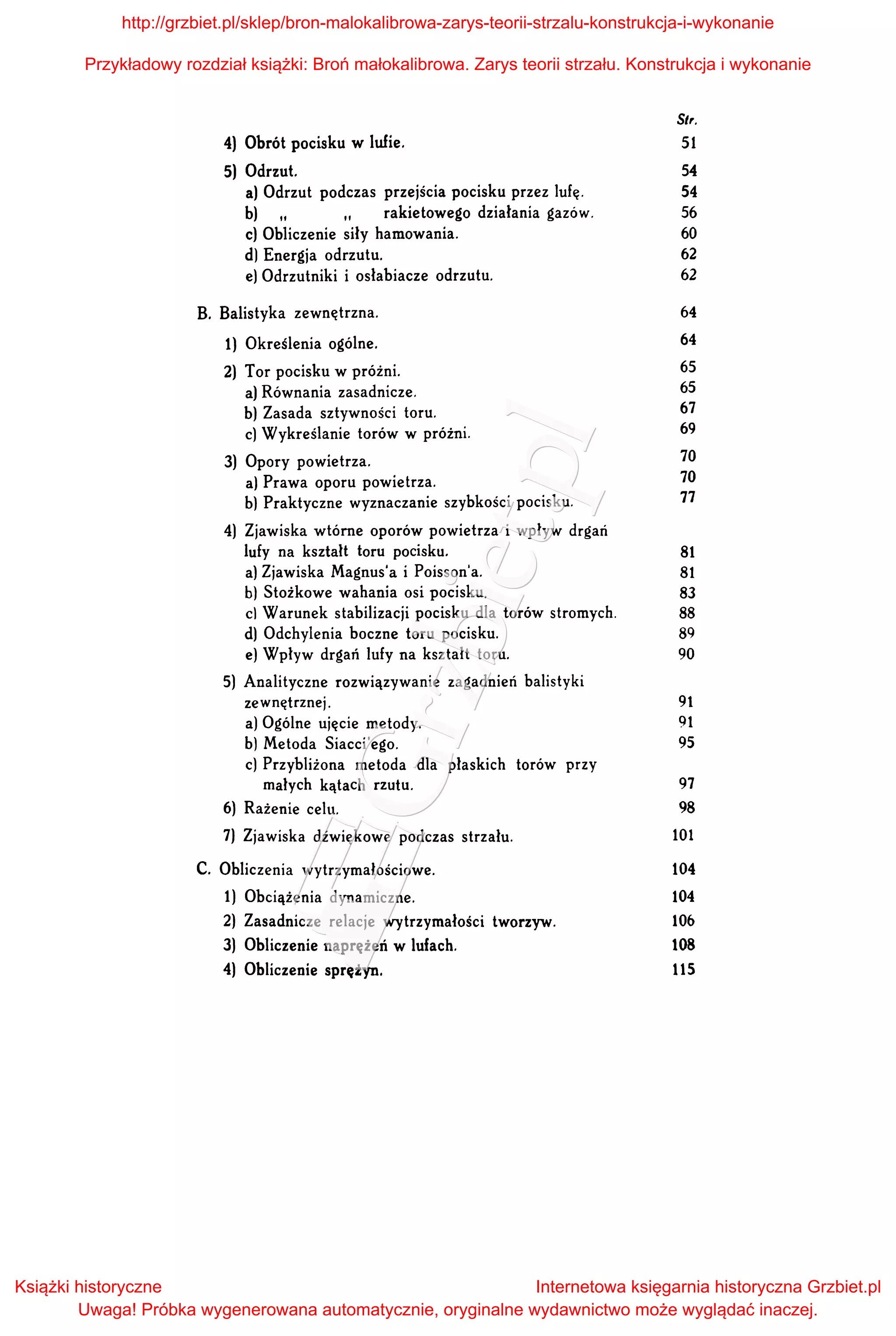 Bron malokalibrowa-zarys-teorii-strzalu-konstrukcja-i-wykonanie | PDF