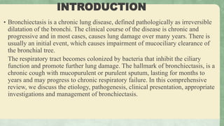 Bronchectasis | PPTX