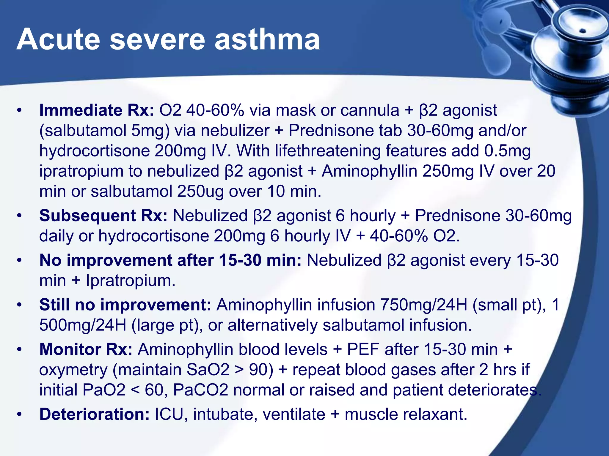 Bronchial ashtma Drugs by Dr Harikrishna | PPTX