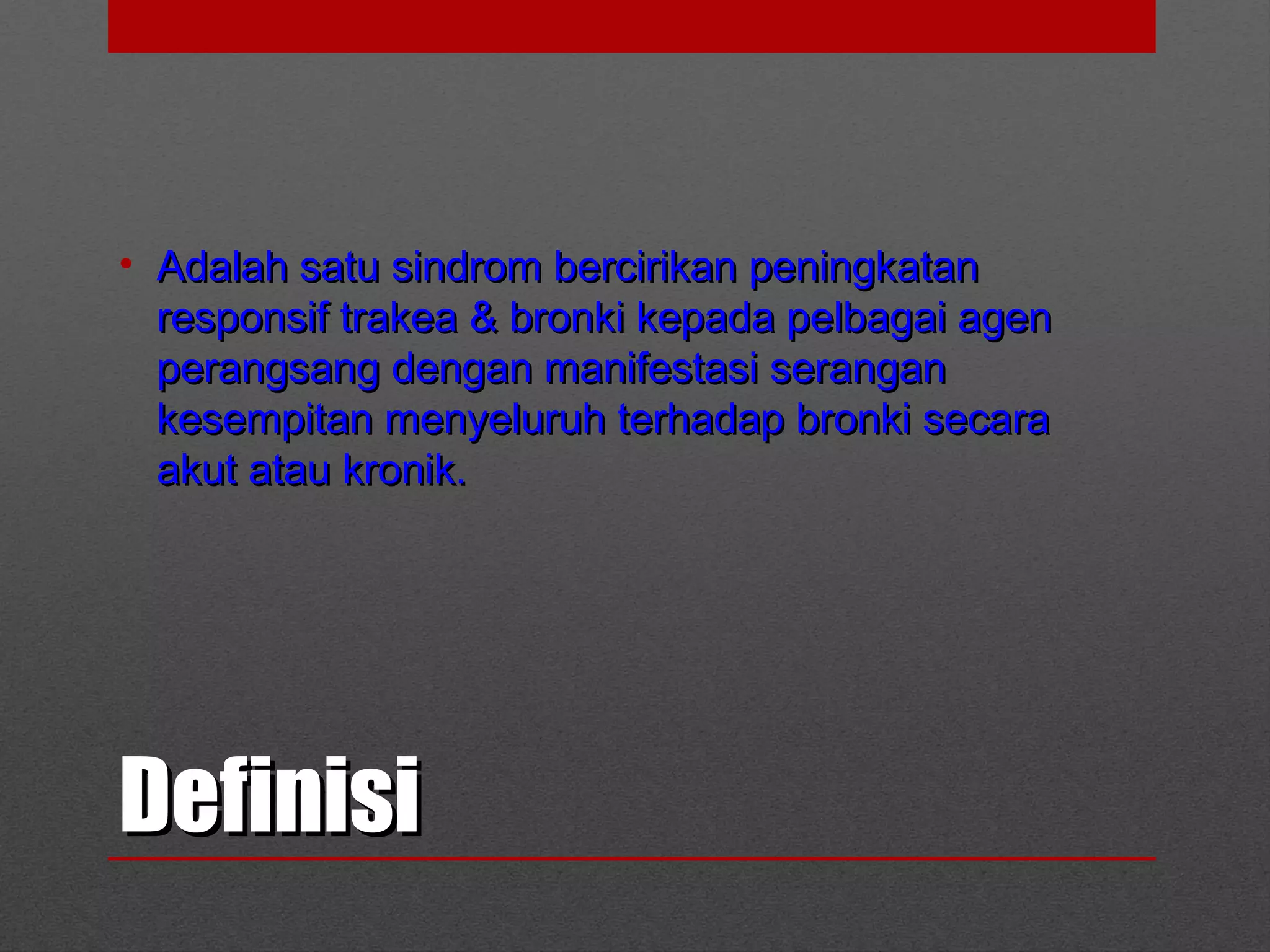 BRONCHIAL ASTHMA | PPT