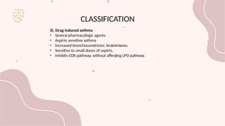 Bronchial Asthma cause and symptoms and uses. | PPT