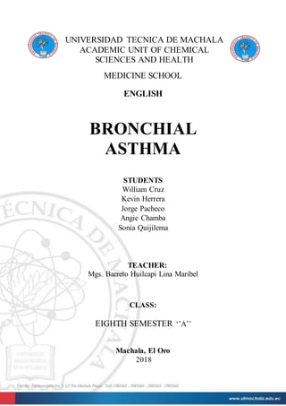 Bronchial asthma algorithm