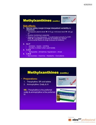 Treatment of Bronchial asthma | PDF