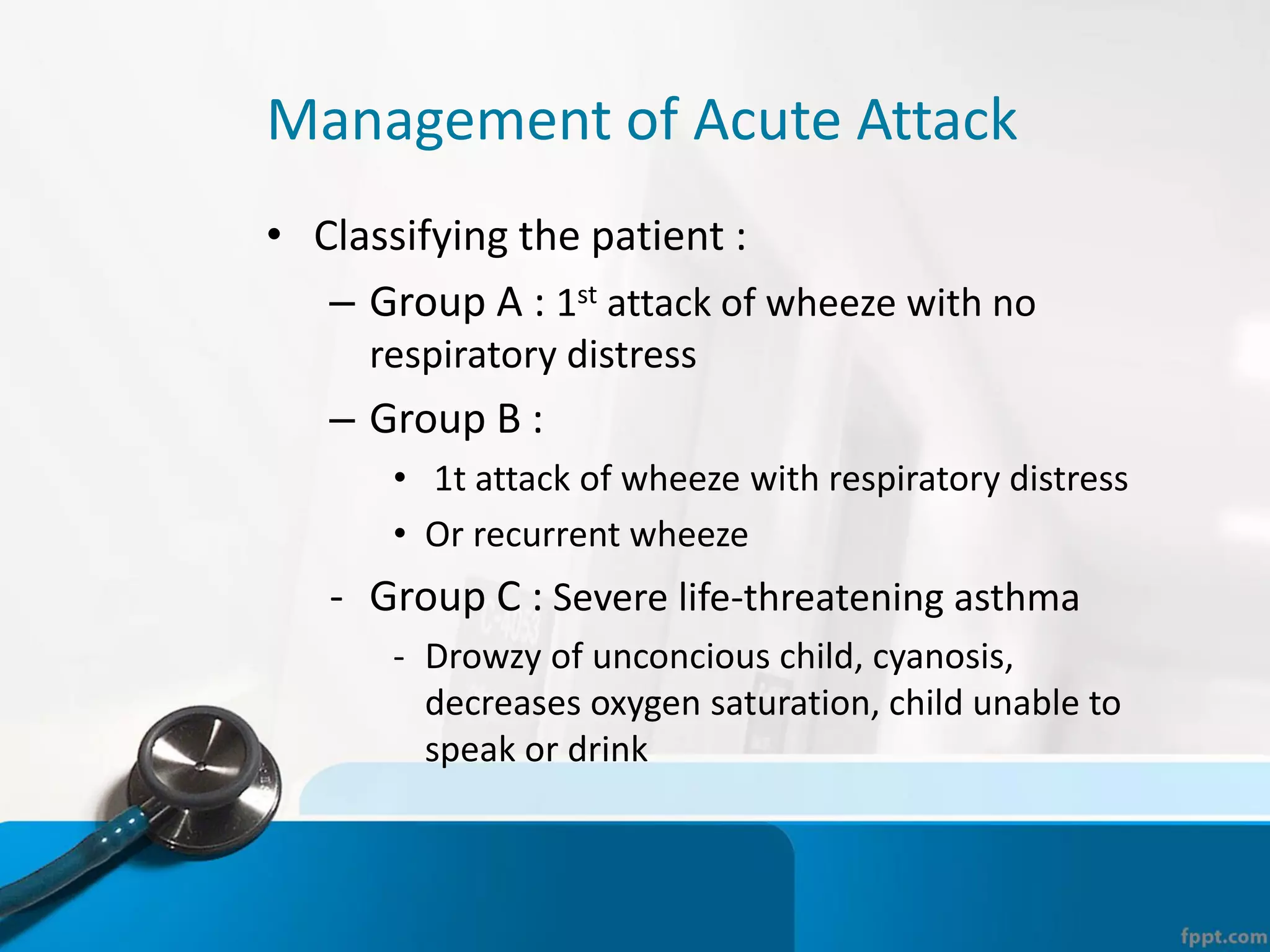 Bronchial Asthma in Pediatric | PDF