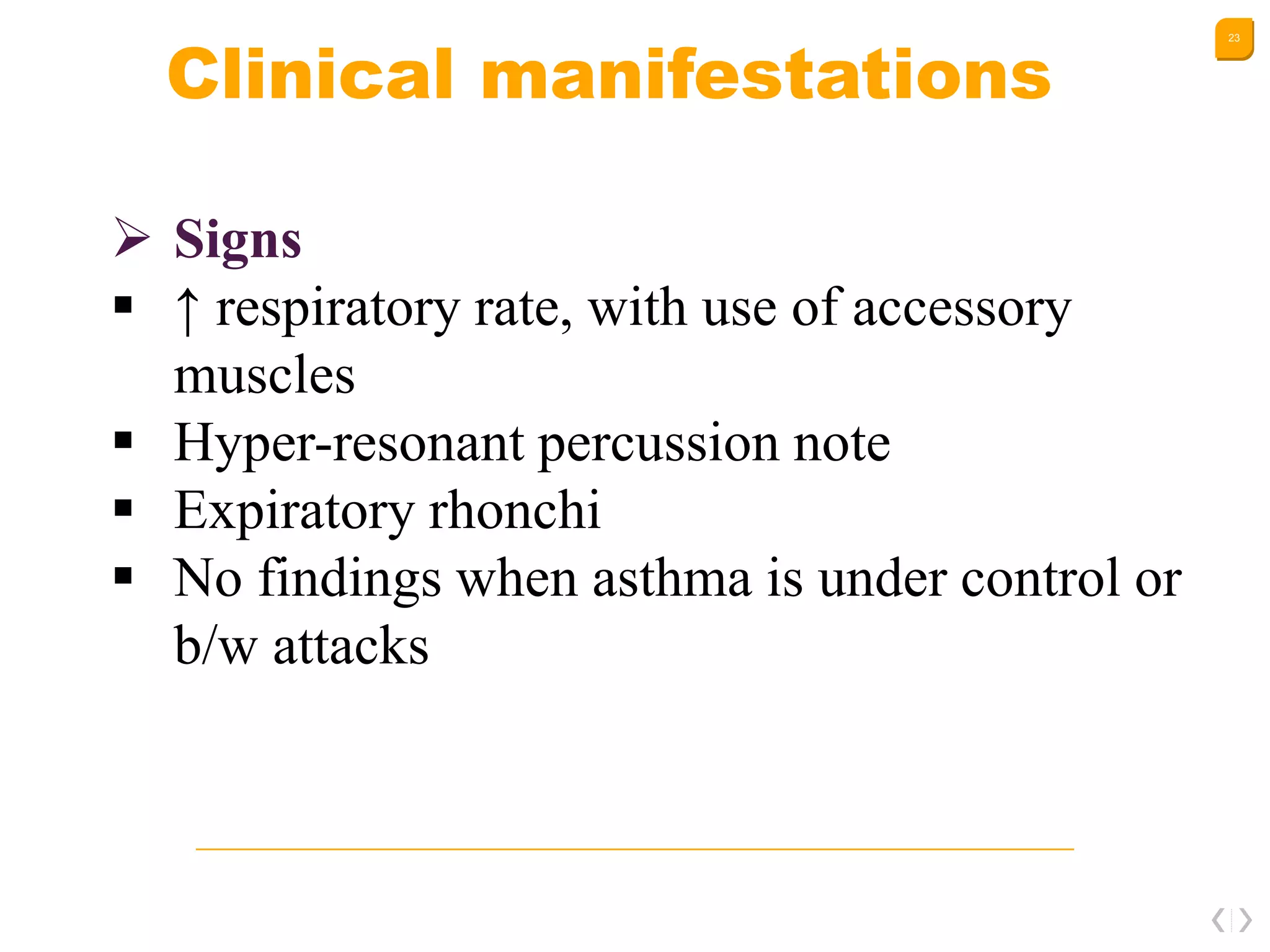 Bronchial asthma management | PPTX