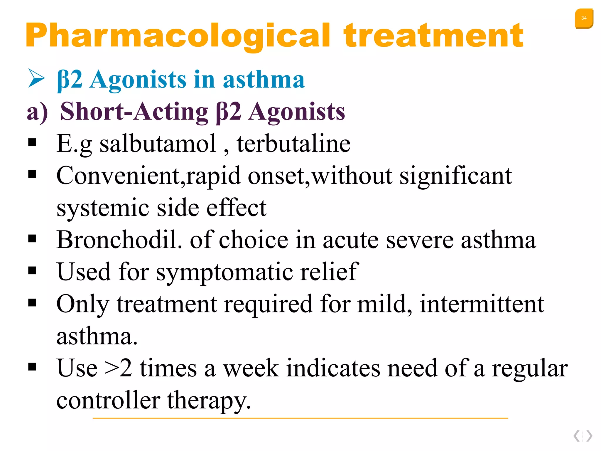 Bronchial asthma management | PPTX