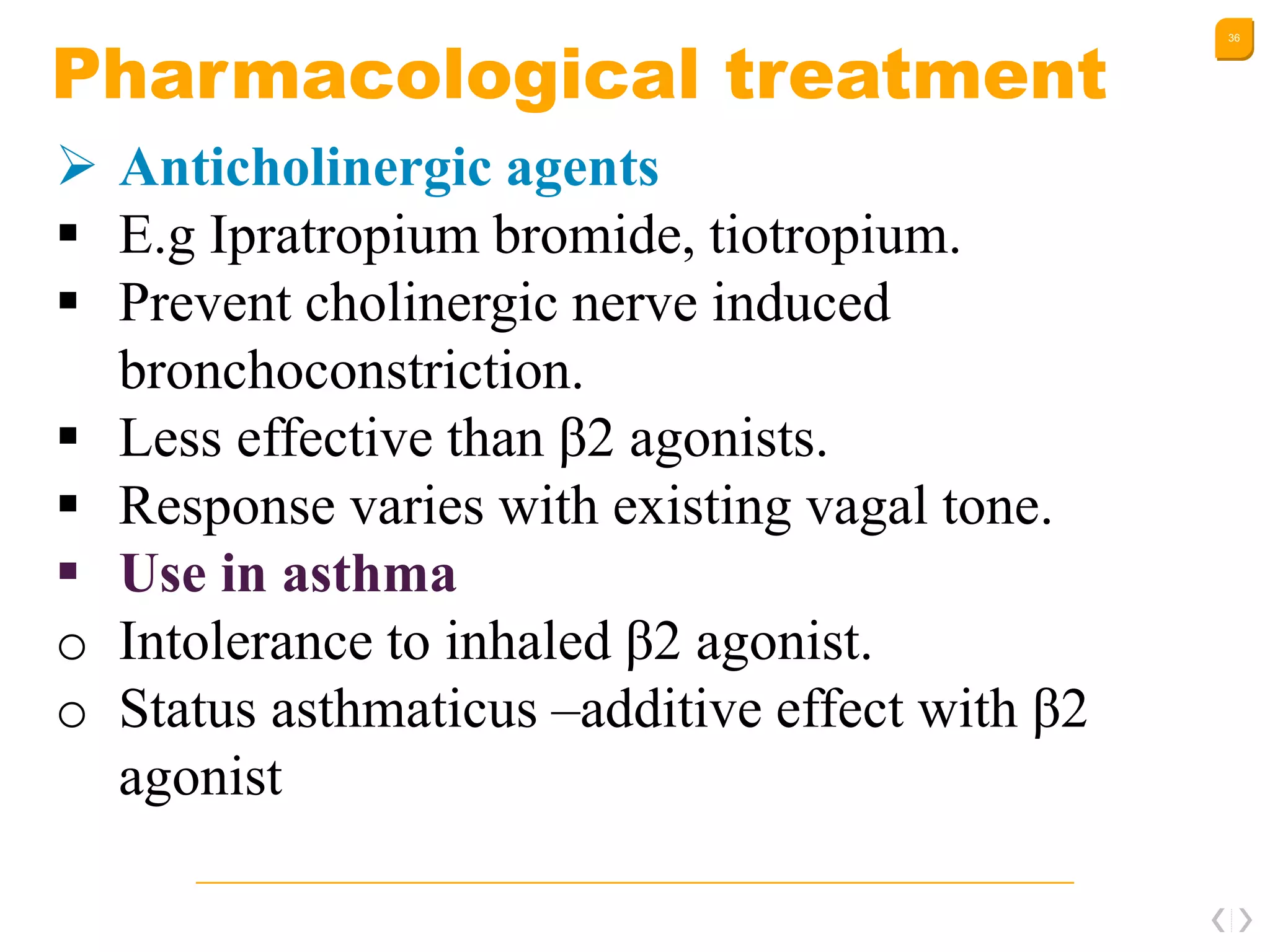 Bronchial asthma management | PPTX